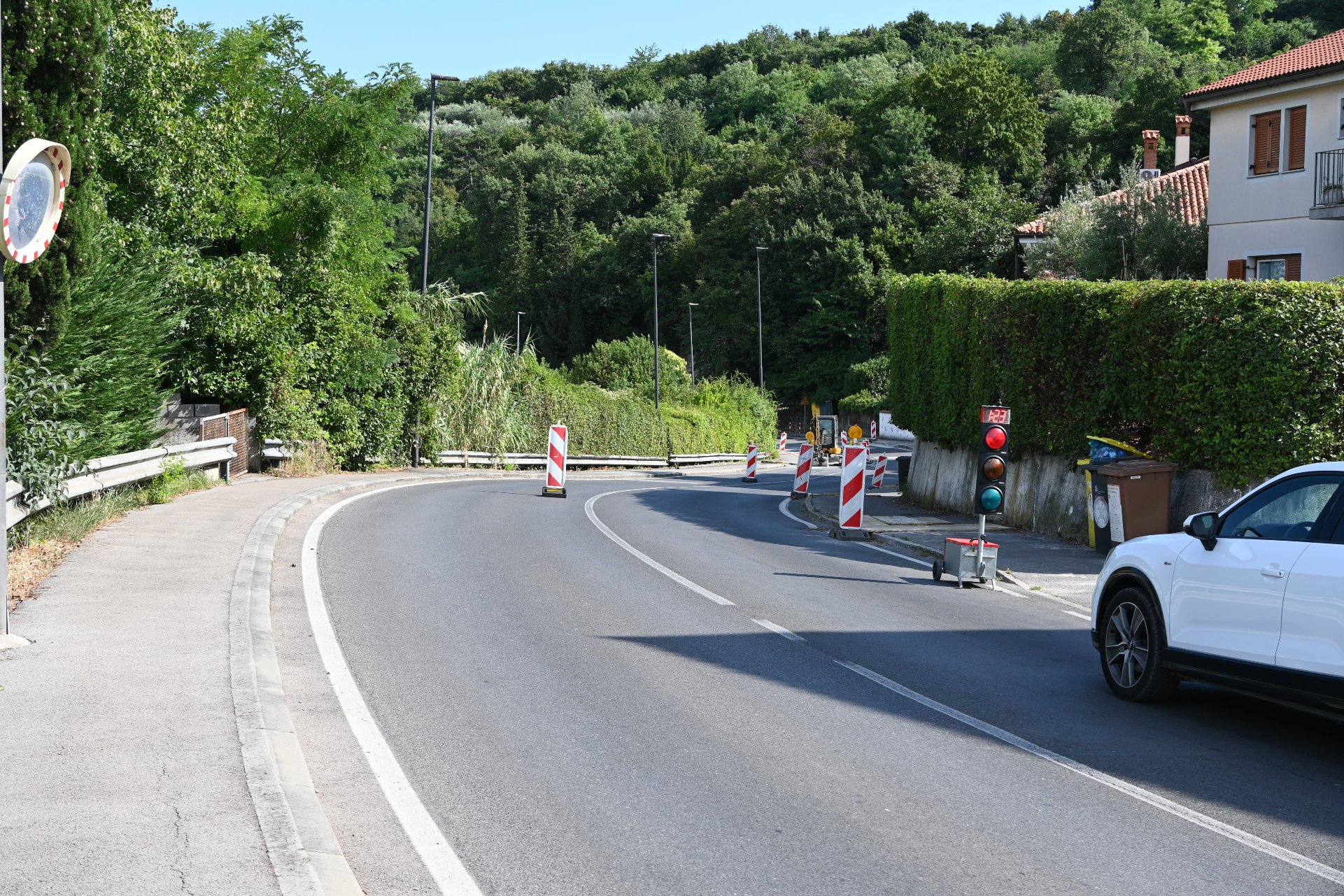 Delna zapora na Cesti na Markovec še do 22. julija • Koper